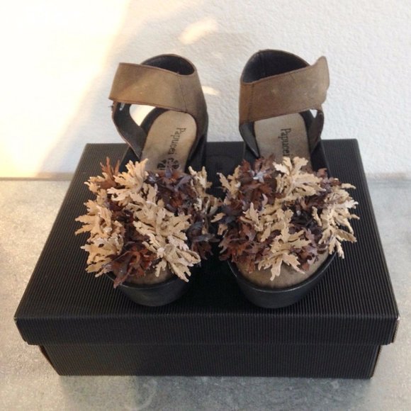 Papucei | Shoes | Papucei Kai Leather Wedge Sandals Size | Poshmark